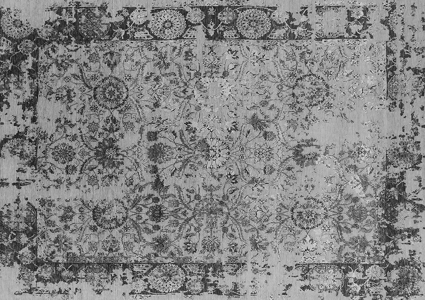 Ahgly Company Indoor Rectangle Oriental Gray Industrial Area Rugs, 5' x ...