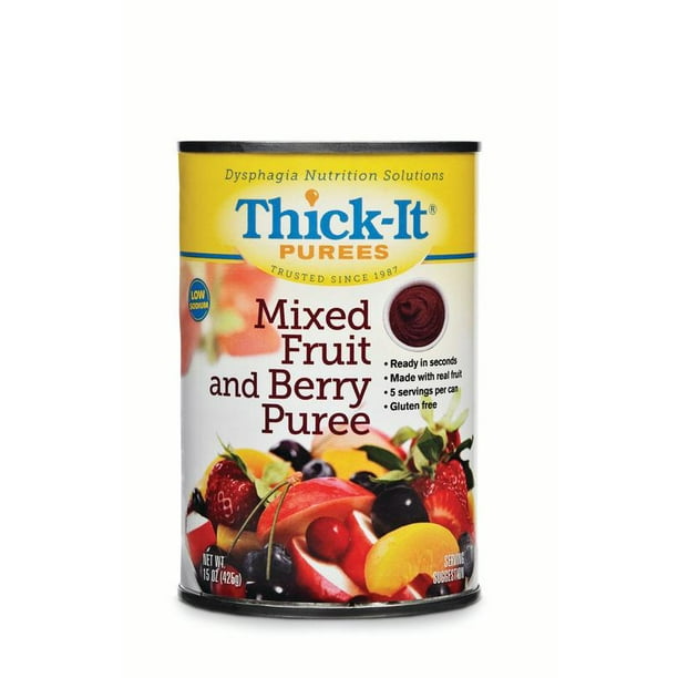 Thick-It Puree 15 oz. Can Mixed Fruit and Berry Flavor Ready to Use ...