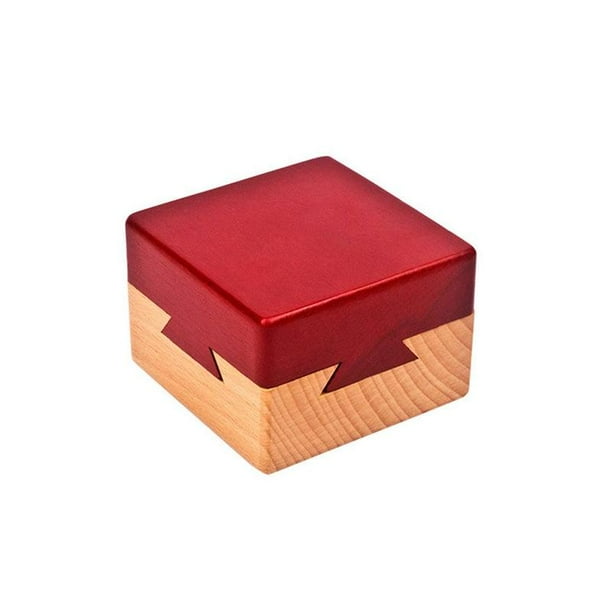 Secret Puzzle Box Brain Teaser Games Wooden Gift Hidden N2U7 Jewelr ...