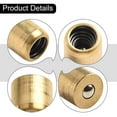 KAJOVE Copper Oil Cup Straight-through Pressure Injection Oil Cup ...