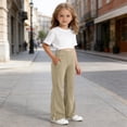 Stylish And Comfortable Girls' Casual Pants With Stretchy Waistband For ...