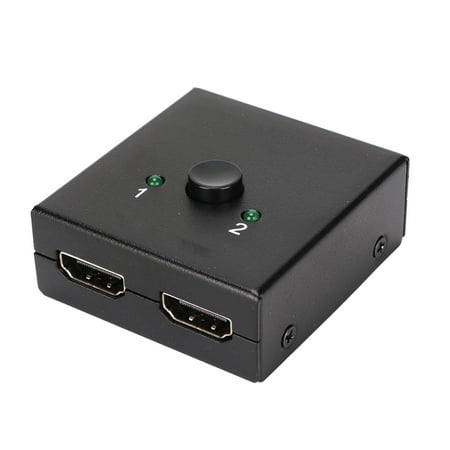Switcher, Black HD Multimedia Interface Switcher 2 Port Display Plug ...
