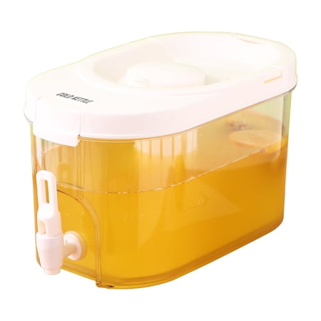 Lolmot 4L Large Capacity Plastic Beverage Dispenser, Drink Dispenser ...