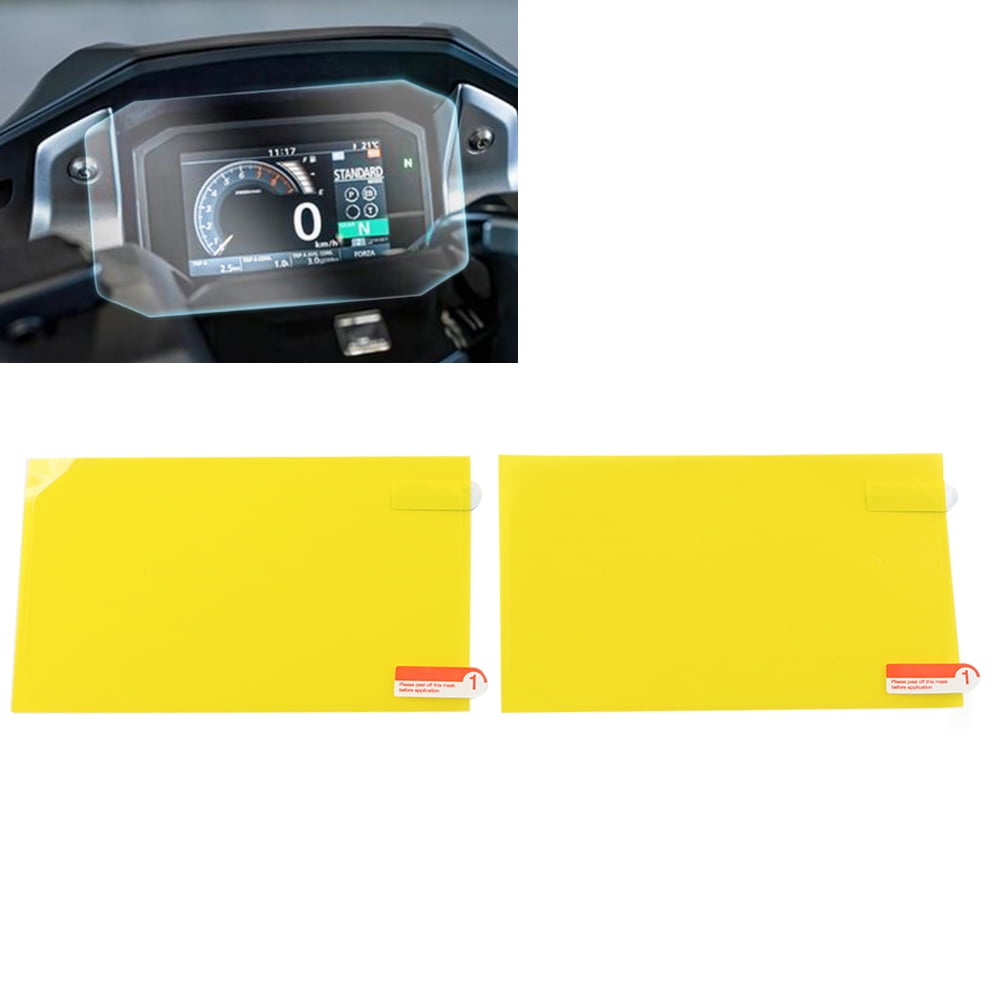 BFY 2X Motorcycle Dashboard Protective Film Screen Instrument Protector ...