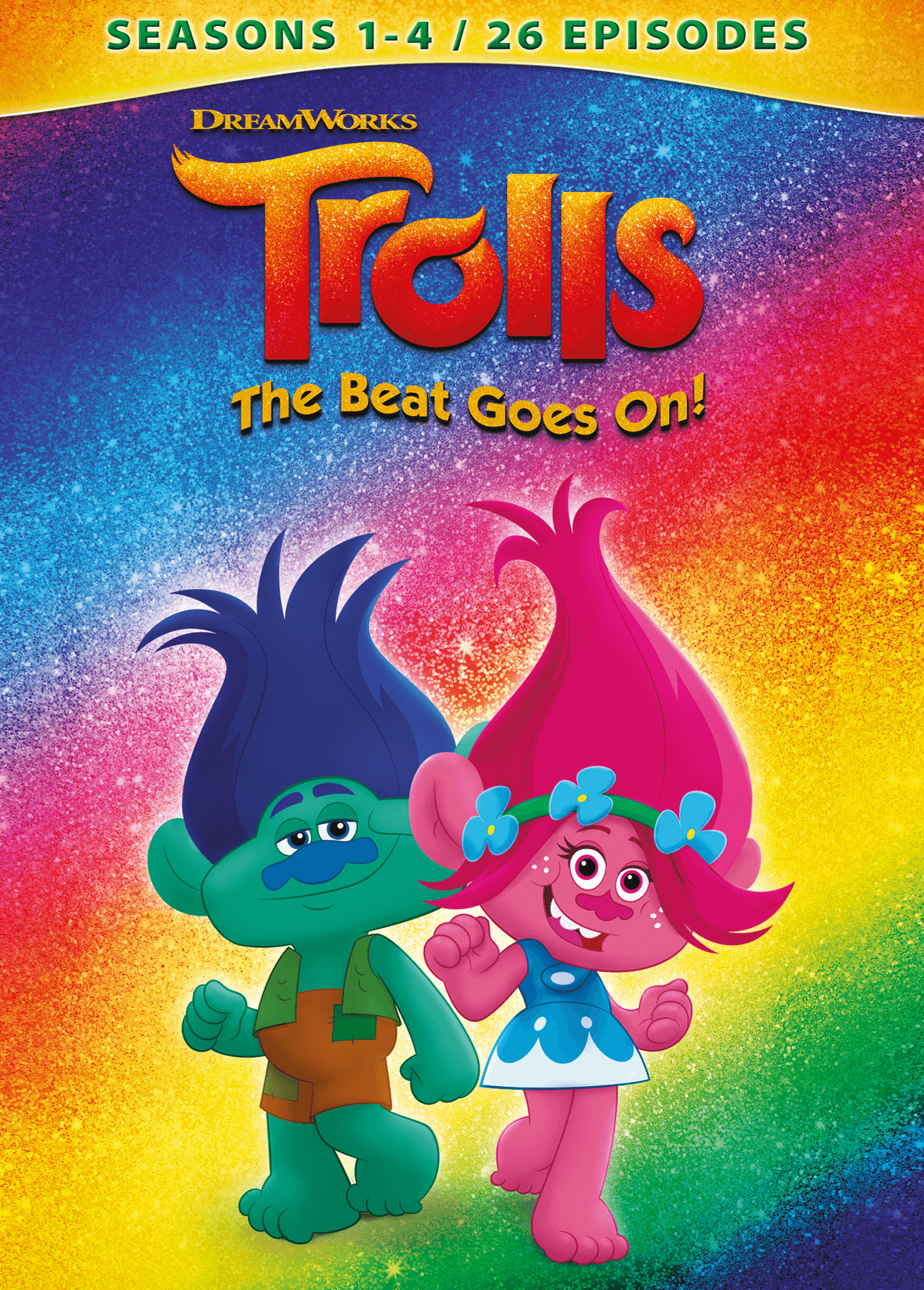 Trolls: The Beat Goes On! - Seasons 1 - 4 (DVD) - Walmart.com
