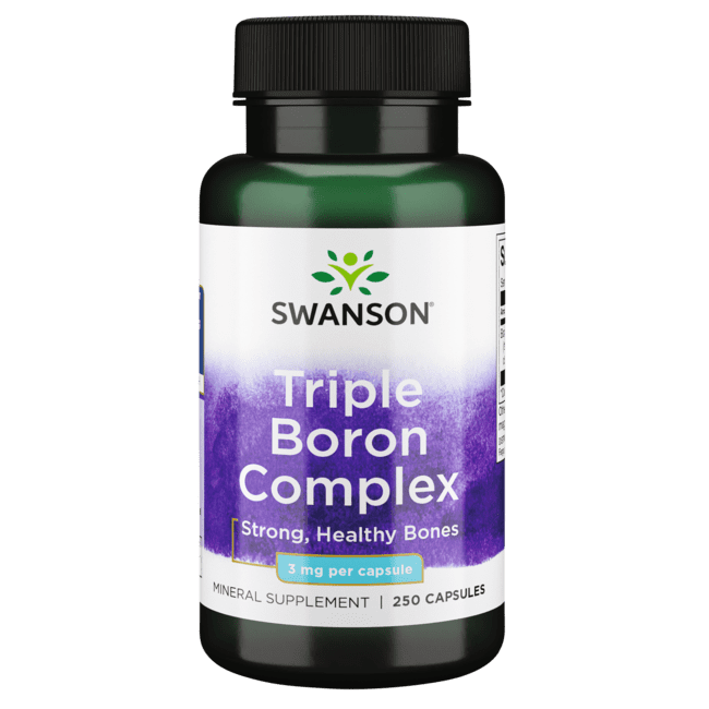 Swanson Triple Boron Complex Capsules, 3 mg, 250 Count - Walmart.com
