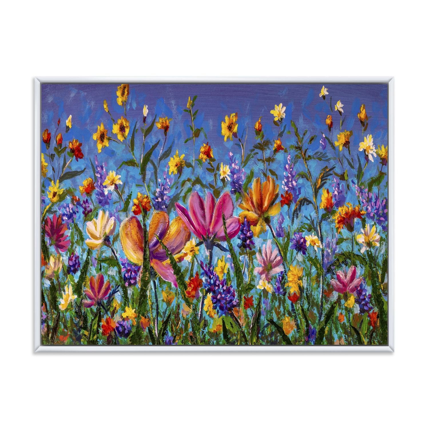 Click here for Designart Daisies And Wildflowers In Summer Garden... prices