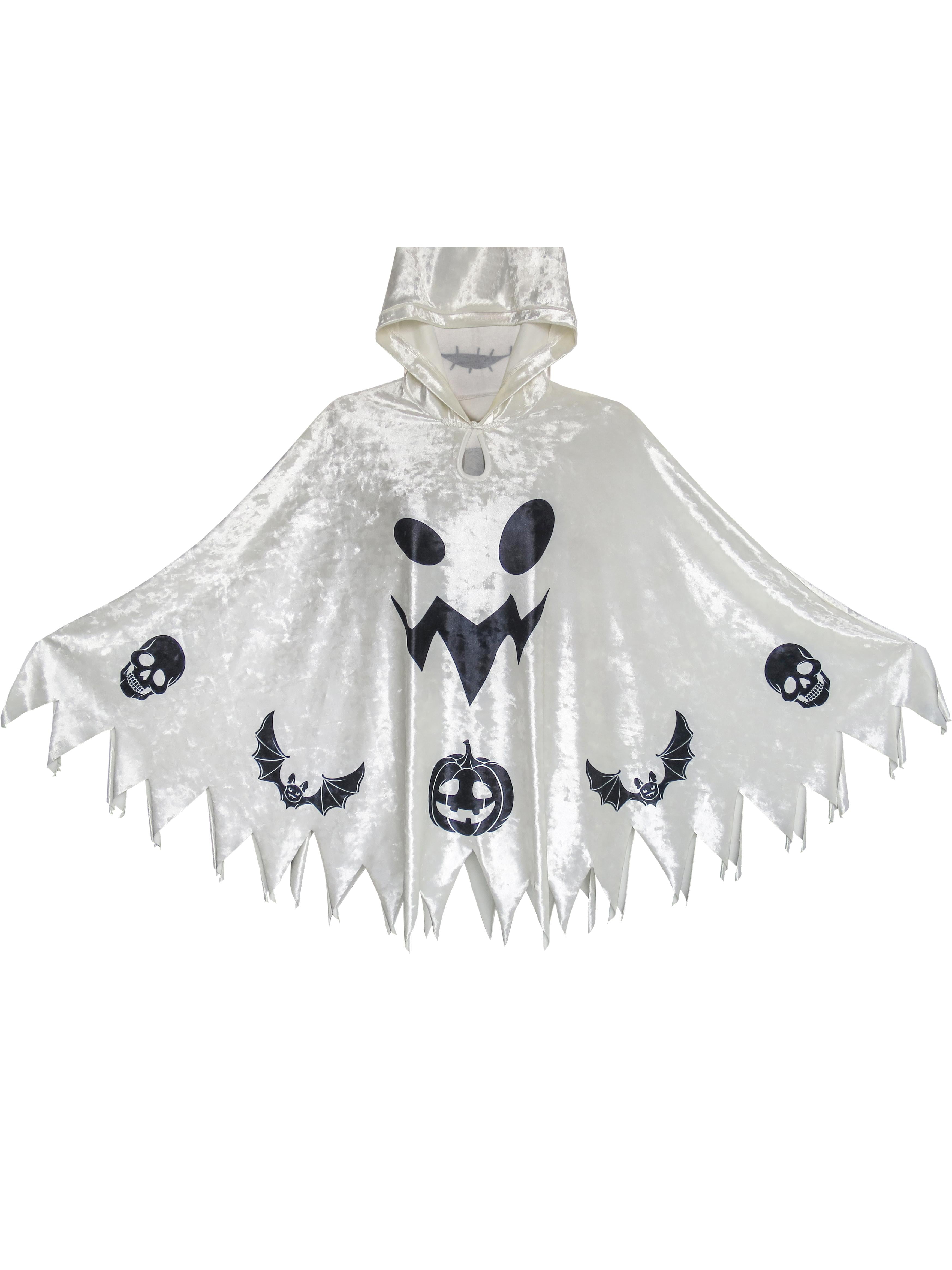 Halloween Witch Cape Velvet Hooded Cloak Costumes Wizard Cosplay 4-5 ...