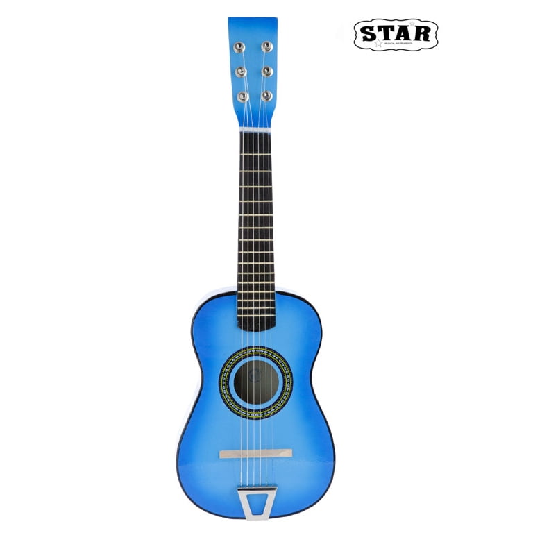 Light Blue Acoustic Guitar