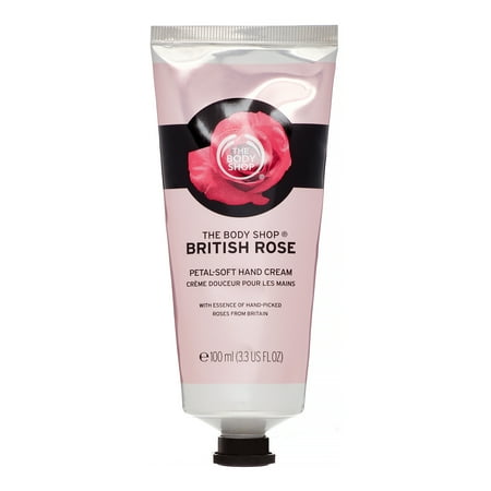 The Body Shop - The Body Shop British Rose Petal Soft Hand Cream, 3.3 ...