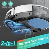 ONSON Robot Vacuum Cleaner, 2 in 1 Mop Combo for Pet Hair, Voice ...