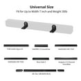 SPORTLINK Universal Sound Bar Wall Mount - Adjustable Bracket Under TV ...