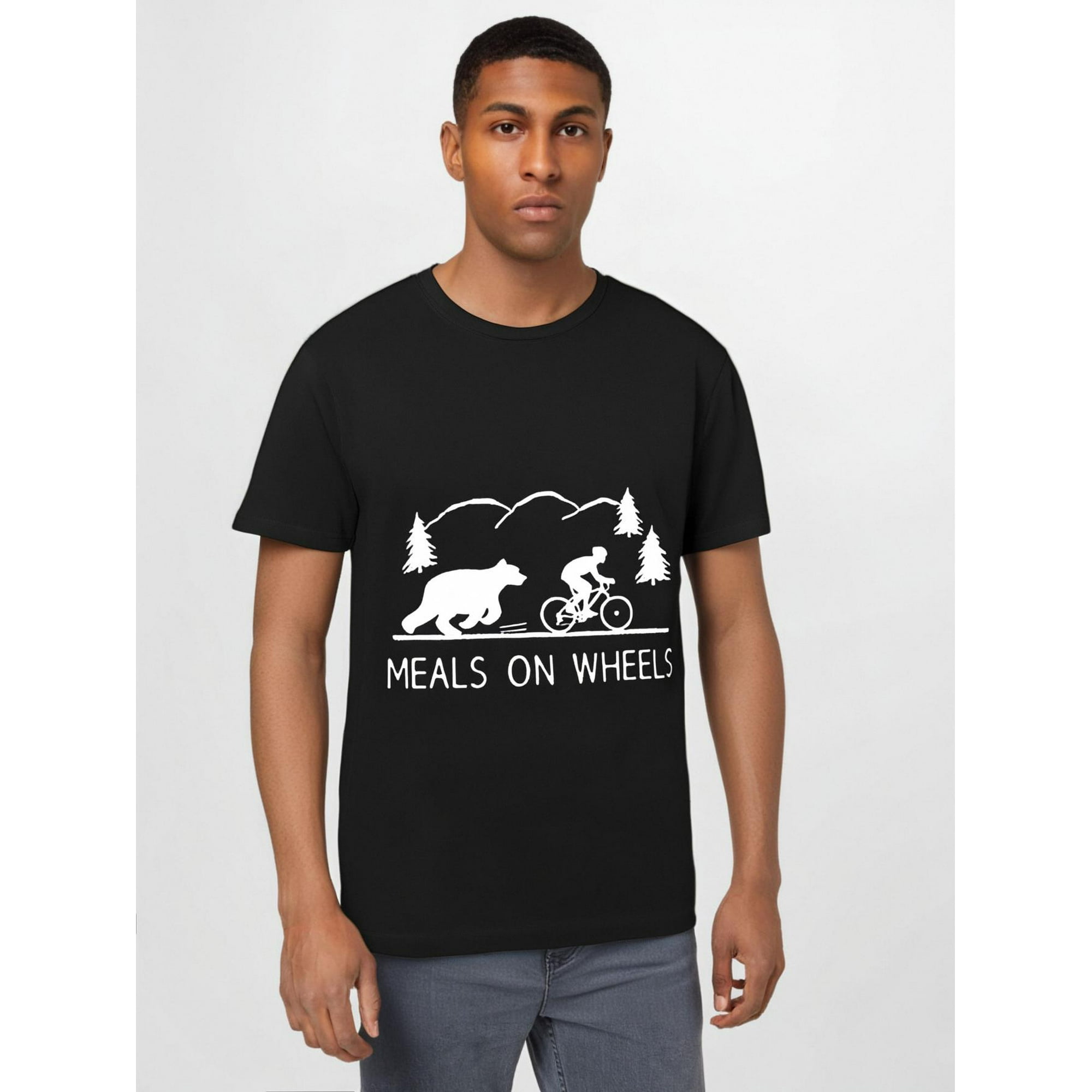 Click here for Generic Meals On Wheels Funny Graphic Tee For Men... prices