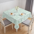 Abstract Rustic Flower Leaves Texture Table Cloth 60x60in, Waterproof ...