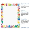 Current Handprint Frame Kids Party Letter Papers - Set of 25 Stationery ...