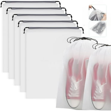 Deago 5PCS Travel Shoe Bags with Rope for Men and Women Large Dustproof ...
