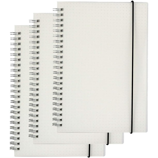 Cuaderno de cuadrícula Cuaderno de espiral Cuaderno de diario (A5) 140 páginas (70 hojas) Papel ...