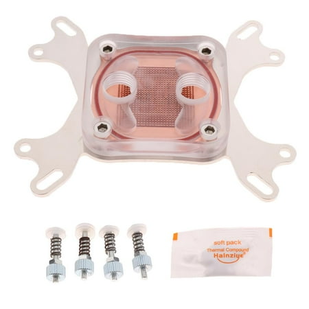CPU Water Block Universal Water Cooling Copper-Base for / | Walmart Canada
