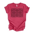 Aztec Tribal Bella Canvas Tee: Boho Geometric Design - Walmart.com