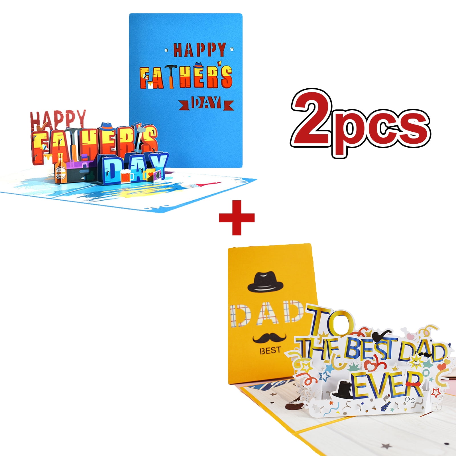 2 Styles Father s Day Pop Up Card For Dad With Blank Envelope Message 2 Styles Father s Day Pop Up Card For Dad With Blank Envelope Message
