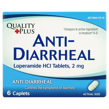 Equate Anti-Diarrheal Caplets, 2 mg, 24 Count - Walmart.com