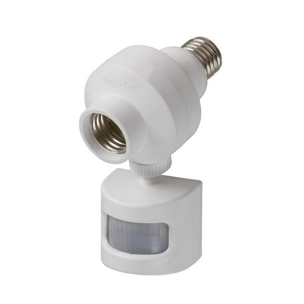 Utilitech 180-Degree Single Head Motion-Activated Light Control ...