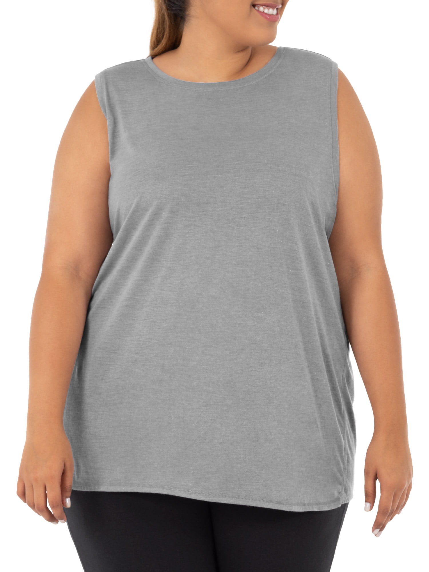 Athletic Works Women's Plus Active Crossover Tank - Walmart.com