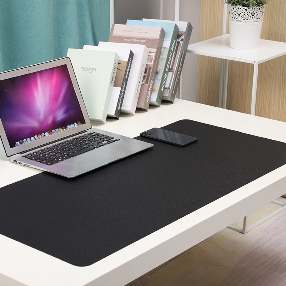 Yesbay Double-sided Waterproof Desk Pad Protector, Faux Leather Desktop ...