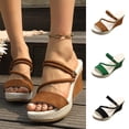 Qingpeng Womens Breathable Stylish Sandals Summer Open Toe Wedge ...