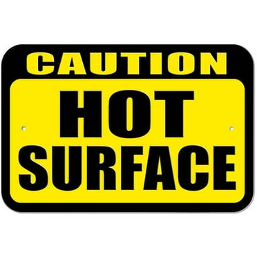 Caution Hot Sign - Walmart.com