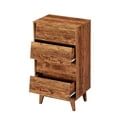 Dresser Closet, 4 Drawer Dresser Wood Bevel Design Vintage Storage ...
