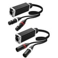 2-Way DMX512 Auditory Adapter for CAT5/6/7 Ethernet, Stage-Grade Noise ...