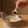 AOOOWER Handcrafted Ceramic Soup Spoon Unique Japanese Retro Style ...