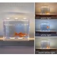 1 Pcs LED Light Display Pedestal Wooden Rectangle LED Lighted Base ...