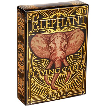 Elephant Desert Playing Cards - Beautiful Deck of Cards, Hand ...
