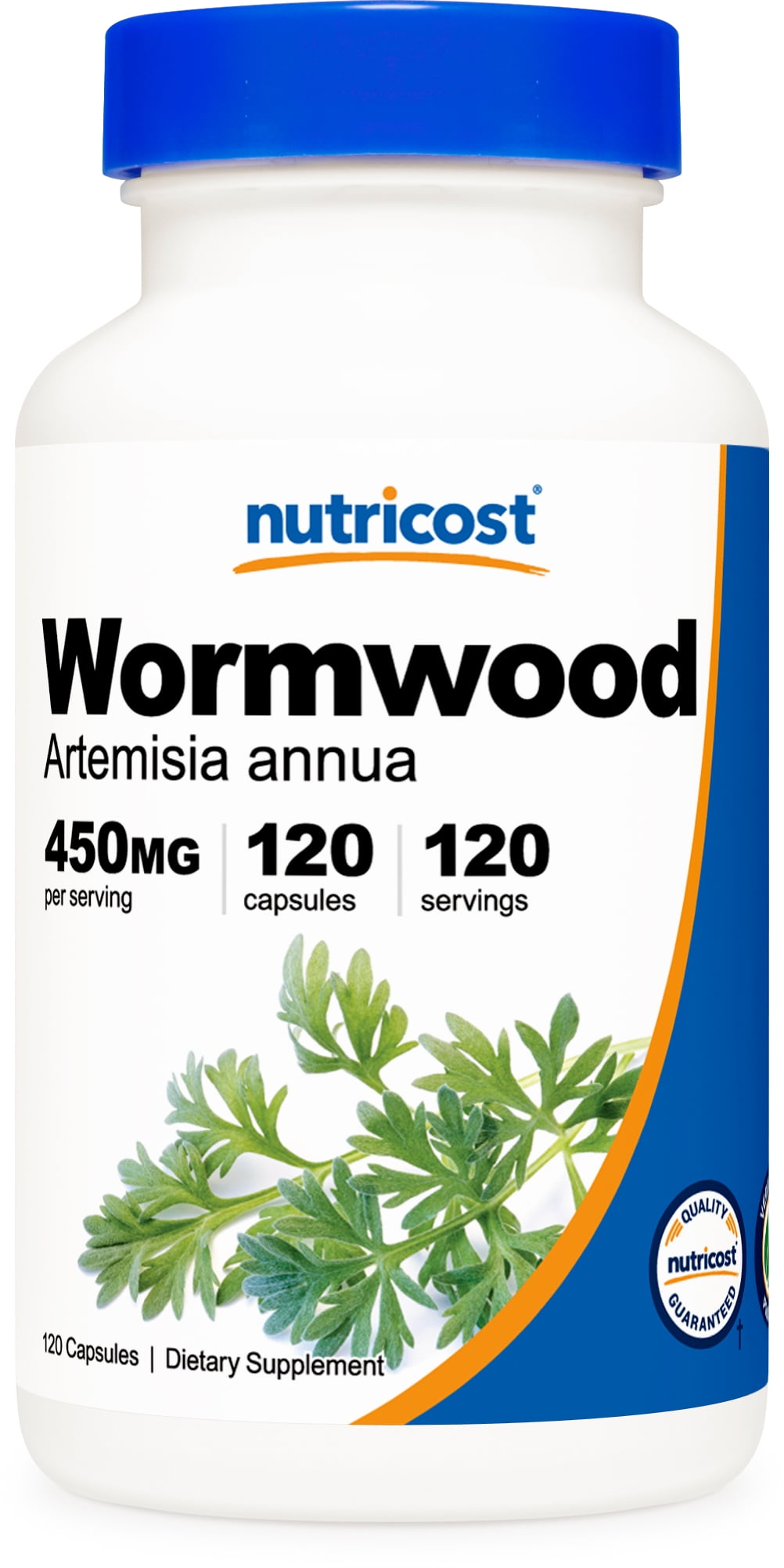 Nutricost Wormwood Capsules 450mg 120 Capsules - Gluten Free and Non ...