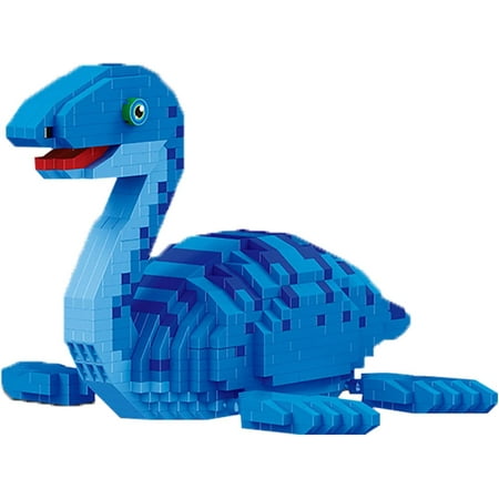 Plesiosaurus 1004 Pieces Micro Dinosaur Building Blocks Kit, DIY Mini ...