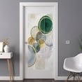 Abstract Ink Window Privacy Film, Green Yellow Blue Ink Splatter ...
