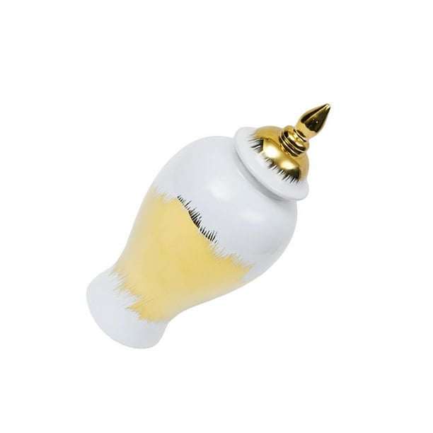 Baohd Ceramic Flower Vases Containers Lid Ginger Jar Storage Holder ...