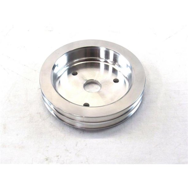 Aluminum Crankshaft Lower Short Water Pump Pulley with Double Groove ...