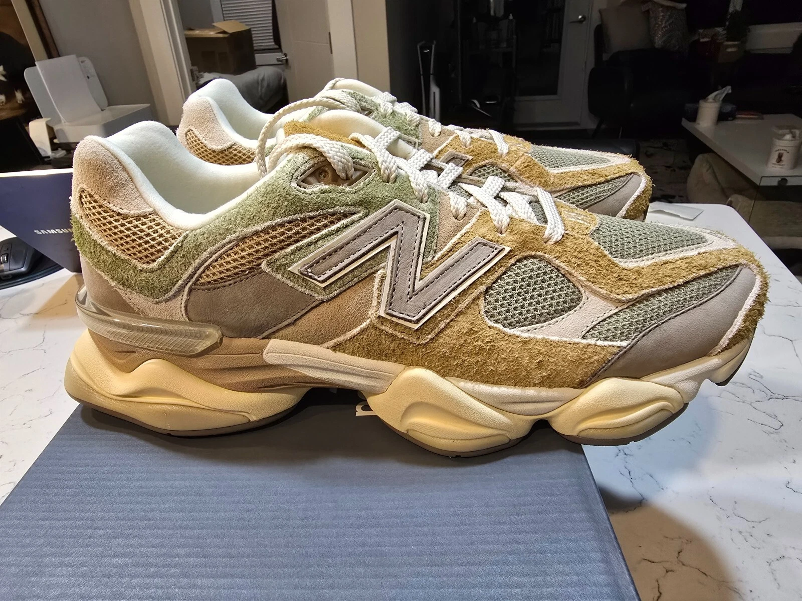 New Balance 9060 Olivine U9060NTC Great Plains Mens Size 12 Sneakers ...