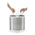 Joseph Joseph Split Step Trash Can Recycle Bin Dual Compartments ...