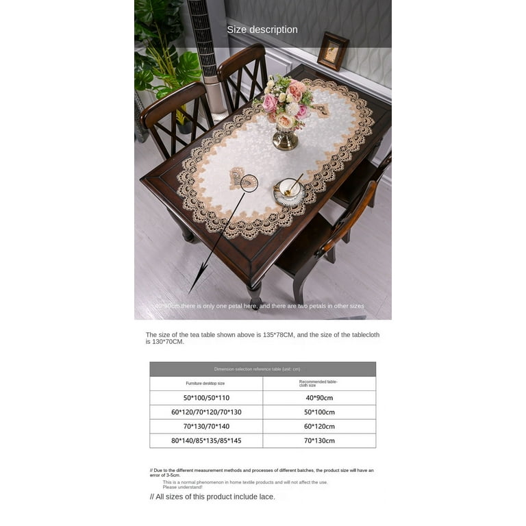 Lace Runner On Round Table