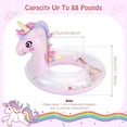 MoKo Unicorn Inflatable Pool Float, Swimming Ring for Kids, Beach Swim ...