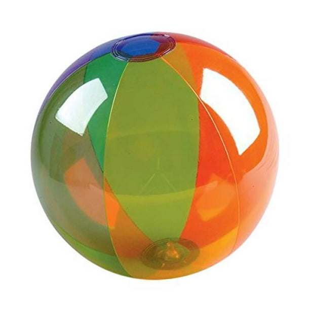Rhode Island Novelty 16 Inch Rainbow Inflatable Beach Ball (12 Piece ...