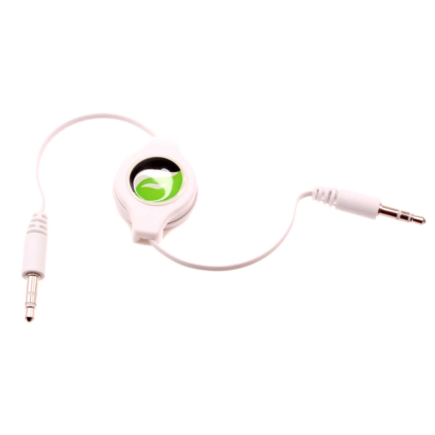 Retractable Aux Cable 3.5mm Adapter Car Stereo Aux-in Audio Cord ...