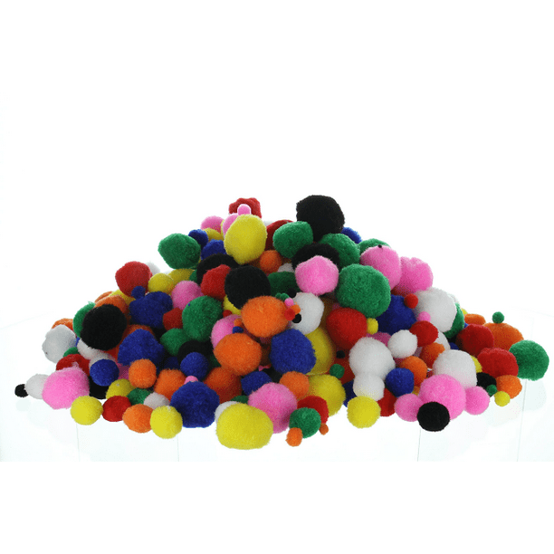 Pom Poms Assorted Colour and Size-IM110 - Walmart.ca