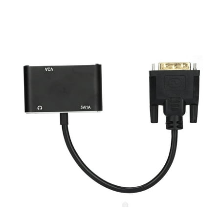 Computer Accessories 2 In 1 Splitter DVI To VGA High Definition ...