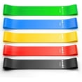 Netrition FlexFit: 5-Level Resistance Band Set for All Fitness Levels ...
