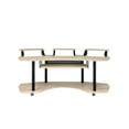 ACME Eleazar Music Recording Studio Desk in Natural Oak - Walmart.com